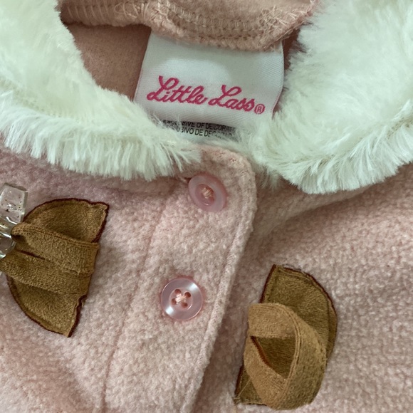 Little Lass | Jackets & Coats | Little Lass Pink Kitty Cat Poncho Girls ...